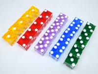 China Clear Transparent Square Corner Dice Crystal Regular Pixel Points Plastic for sale