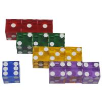 China Clear Transparent Square Corner Dice Crystal Regular Pixel Points Plastic for sale