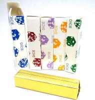 China Clear Transparent Square Corner Dice Crystal Regular Pixel Points Plastic for sale