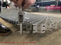 China AISI309 Hex Mesh Grating 18 Gauge 3/4 Depth 2in Hexagonal Hole Refractory Lining Hesly for sale