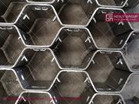 China AISI316 Stainless Steel Hexmetal 2.0mm x 15mm x 50mm for Refractory Lining for sale
