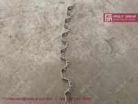 China AISI304 25x2.0mm Hexagonal Hole Stainless Steel Hexmesh for Refractory Lining for sale