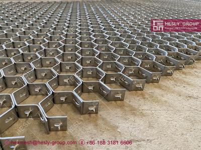 China 12 Gauge 2 Inch AISI 310S Stainless Steel Hexsteel Grid for Refractory Linings for sale