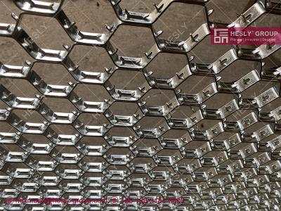 China AISI310S 3/4 in Depth Hex Steel Mesh 2.0mm Thickness 3x10 ft Hesly Brand China Factory for sale