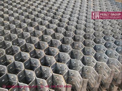 China 14 Gauge Low Carbon Mild Steel Hexmetal 60mm Depth 1-7/8 Hexagonal Hole for sale