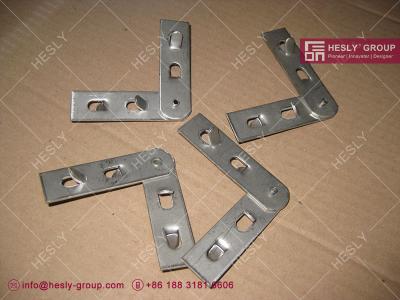 China SS321 L Punch Hexmetal Corner Tab Anchor 2.0mm Thickness Refractory Anchors for sale
