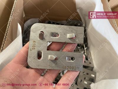China Refractory Hexsteel Anchors V Shape 10mm Diameter SS321 for FCCU Linings for sale