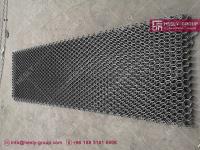 China AISI310S Stainless Steel Hexmesh 2.0x20x50mm with Laces for Refractory Reinforcement for sale