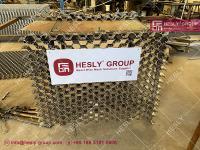 China Stainless Steel 304H Hexmetal Refractory Armour Lining 2.0x40x50mm Hesly for sale