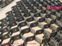 China Stainless Steel 304 Hexmetal Refractory Armour Lining 2.0x45x50mm Hesly Brand for sale