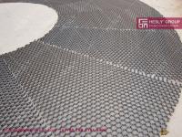 China Low Carbon Steel ST37 Hex Mesh for Refractory Holders 2mm x 19mm x 50mm 2 Inch Hexagonal Hole for sale