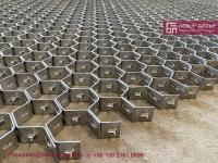 China 1.4835 Hexmetal Refractory Lining 20x1.5mm Strips 3/4in Thickness 2in Hole Hesly Brand China Exporter for sale