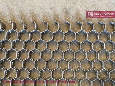 China 253MA Hex Metal Refractory Lining Holder 2.0mm Strips 19mm Thickness Hesly Brand China Factory for sale
