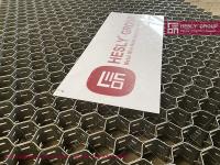 China Stainless Steel 304H Hexmesh Refractory Floor Armour 2x50x50mm for Industrial Furnace Lining for sale