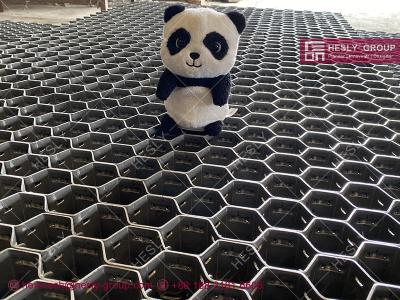 China Stainless Steel 316 Hex Metal Grating Refractory Lining Holder 2x30x50mm Hesly for sale