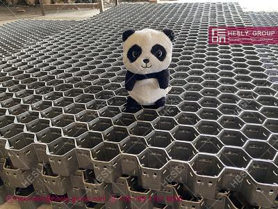 China 310S Stainless Steel Lance Tabs Hexsteel 60mm Hexagonal Hole 15mm Thickness 1m x 1m for sale