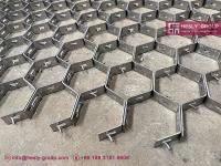 China AISI 410S Hexmesh for Refractory Ducts 1.5x15x50mm 1000x1000mm China Manufacturer for sale