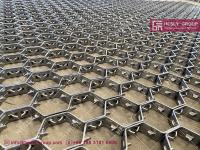 China Stainless Steel 316 Hexmetal Refractory Lining Holder 15mm Deep 1.0mm Thickness for sale