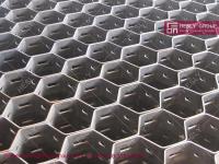 China ST37 Mild Steel Hexsteel Refractory Lining Holder 1.5mm Strips 25mm Depth Standard Lances for sale