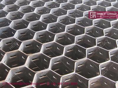 China ST37 Mild Steel Hexsteel Refractory Lining Holder 1.5mm Strips 25mm Depth Standard Lances for sale