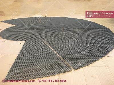 China ST37 Mild Steel Hexmetal 2x25x50mm for Refractory Lining Holders 2 Inch Hexagonal Hole for sale