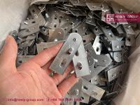 China Stainless Steel 410S Refractory Anchors Plate Punched Corner Anchor Custom Made 750C for sale