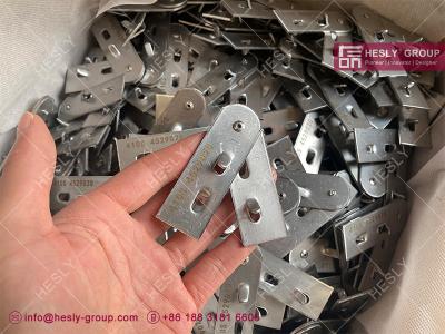 China Stainless Steel 410S Refractory Anchors Plate Punched Corner Anchor Custom Made 750C for sale