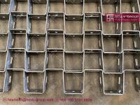 China Flexible Mesh for Refractory Lining Holder 15x2.0mm Strips 1in Holes 1m x 2m HESLY for sale