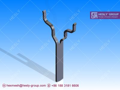 China 310S Stainless Steel Plate Punched Anchors 3.0mm Y Shape for Refractory Lining for sale