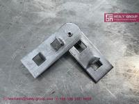 China 410S Flat Plate Corner Vee Anchor for Refractory Linings 14 Gauge Thickness for sale