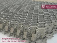 China 304H Stainless Steel Hex Steel Mesh 915mm x 3050mm 14Ga 2.0mm for Refractory Lining Reinforcement for sale