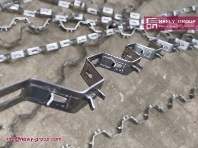 China AISI 310S Hexsteel Grid 3.0x25x50mm 1000x2000mm for Refractory Lining HESLY for sale