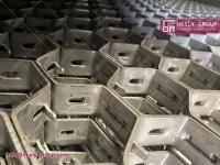 China AISI 321 Hex Metal Mesh for Refractory Linings 1.2mm to 2.0mm Thickness 800°C Service for sale