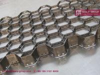 China 304H Hexsteel Mesh for Refractory Flue Gas Lines 1.5x19x46mm HESLY Brand China Factory for sale