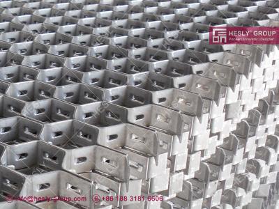China 3/4x14ga Hex Mesh Refractory Linings Stainless Steel 304 310S 800C 1150C for sale