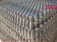 China Stainless Steel 410S Hexmesh Grating 12 Gauge 3/4 Depth for Refractory Lining for sale