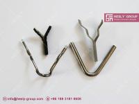 China Refractory Hex Anchors AISI310S Steel Bar 1.2-2.0mm Hex Mesh for Furnace Linings for sale