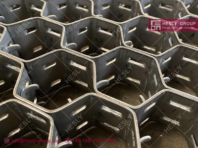 China 410S Stainless Steel Double Clench Bonding Hexagonal Mesh 14ga 2in x 1-7/8in HESLY for sale