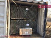 China SAE 1020 Hexsteel Double Clench Bonding Mesh 25mm Bar Height 48mm Hex Hole Refractory Lining for sale