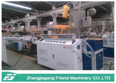 China 200kg / H PVC Plastic Pipe Machine 37kw Conduit Water Drain Twin Screw Extruder for sale