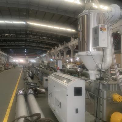 China 100mm PP Pe Pipe Production Line Touch Screen Plc Control for sale