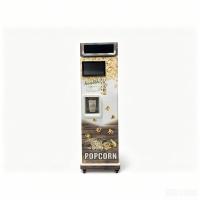 China Popcorn vending cart machine 200cups large capacity dual material boxes for sale
