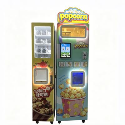 China Automatic Popcorn Vending Machine 110V 220V Multi Flavor CE Approved 70 Cups Capacity for sale