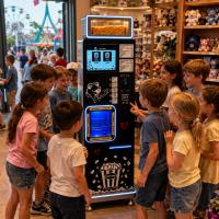China Automaticlly Popcorn Machine Original Manufacture With Popcorn Vending Machine CF03 For Cornfit Merk for sale