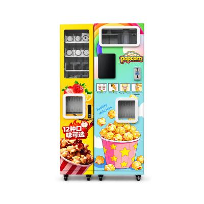 China Automatic Popcorn Vending Machine 110V 220V Multi Flavor CE Approved 70 Cups Capacity for sale