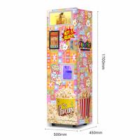 China Commercial Fully Automatic Popcorn Vending Machine, CE Certified, Multi Payment & Customizable Design for sale