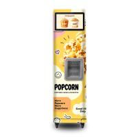 China Fully Automatic Commercial Popcorn Vending Machine - Smart Self-Service Popcorn Maker with Cash/Card Payment & 10-inch Ad Screen for Cinema, Mall, FEC, University for sale