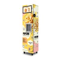 China Fully Automatic Commercial Popcorn Vending Machine - Smart Self-Service Popcorn Maker with Cash/Card Payment & 10-inch Ad Screen for Cinema, Mall, FEC, University for sale