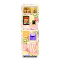 China Smart Popcorn Vending Machine with MDB Payment Integration & Automatic Cup Drop for sale