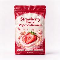China Premium Strawberry Sweet Flavored Corn & Popcorn Kernels with Rich Berry Aroma for sale